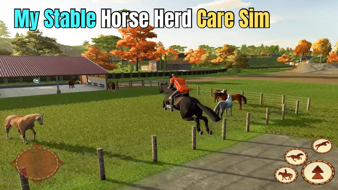 First Day in My Stable Horse Herd Care Sim | Android Gameplay - YouTube