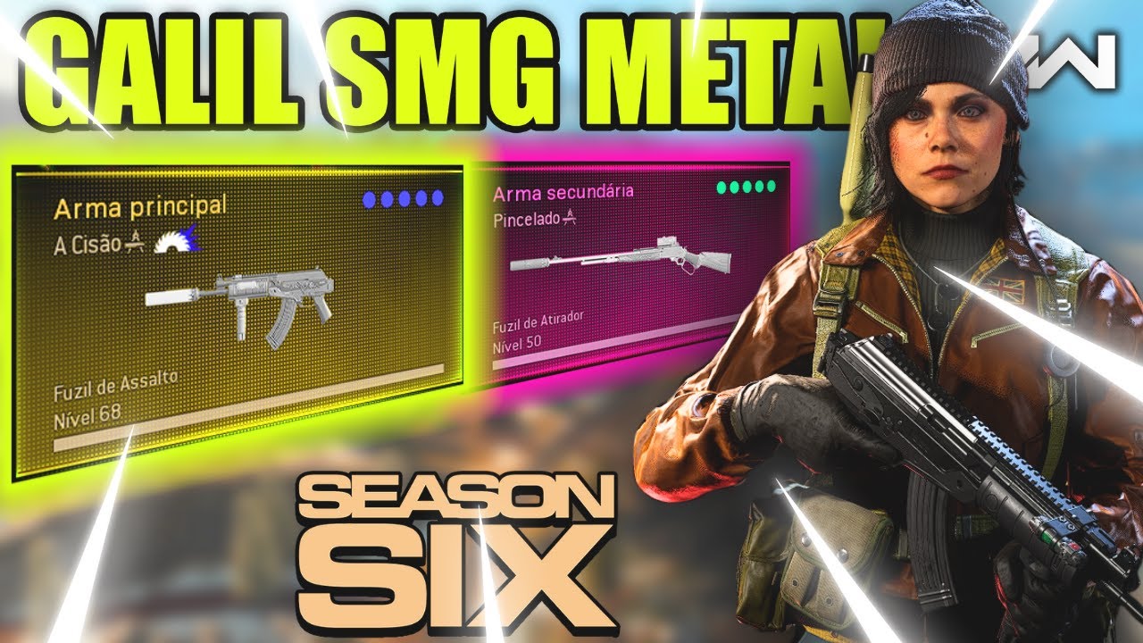 GALIL SMG É META! MELHOR CLASSE GALIL *Amax Smg* CAR. MK2 WARZONE ...