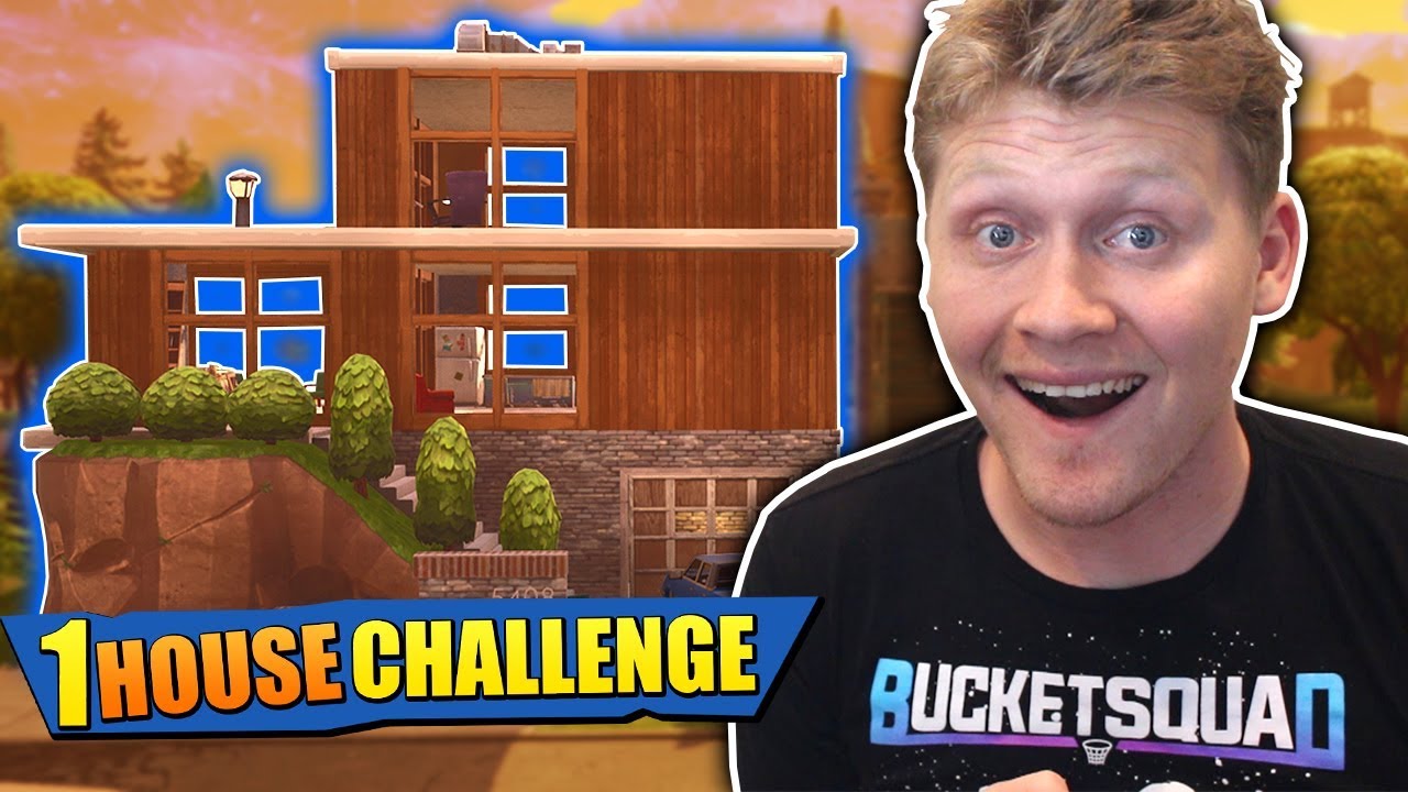 THE 1 HOUSE CHALLENGE IN FORTNITE! *DIFFICULT* - YouTube