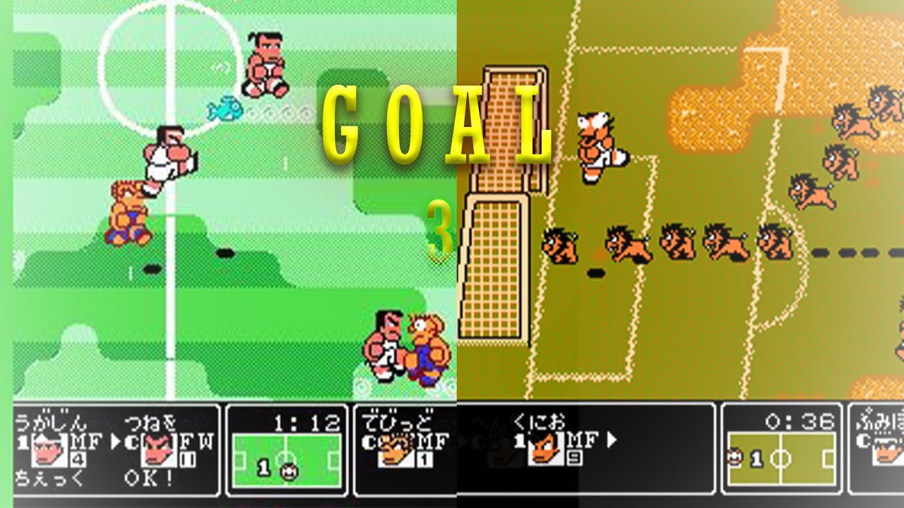 Fullscreen-Kunio Kun no Nekketsu Soccer League {GOAL 3} - YouTube