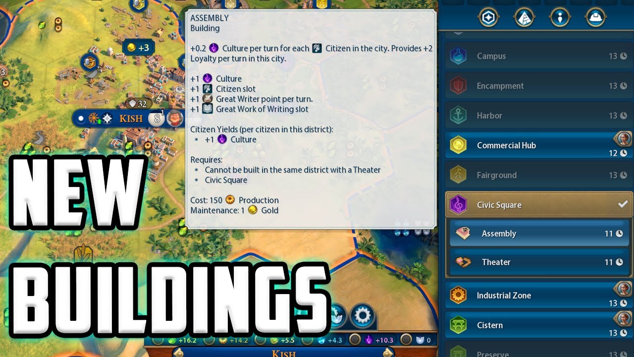 These new buildings completely change how you play the game - Civ 6 ...