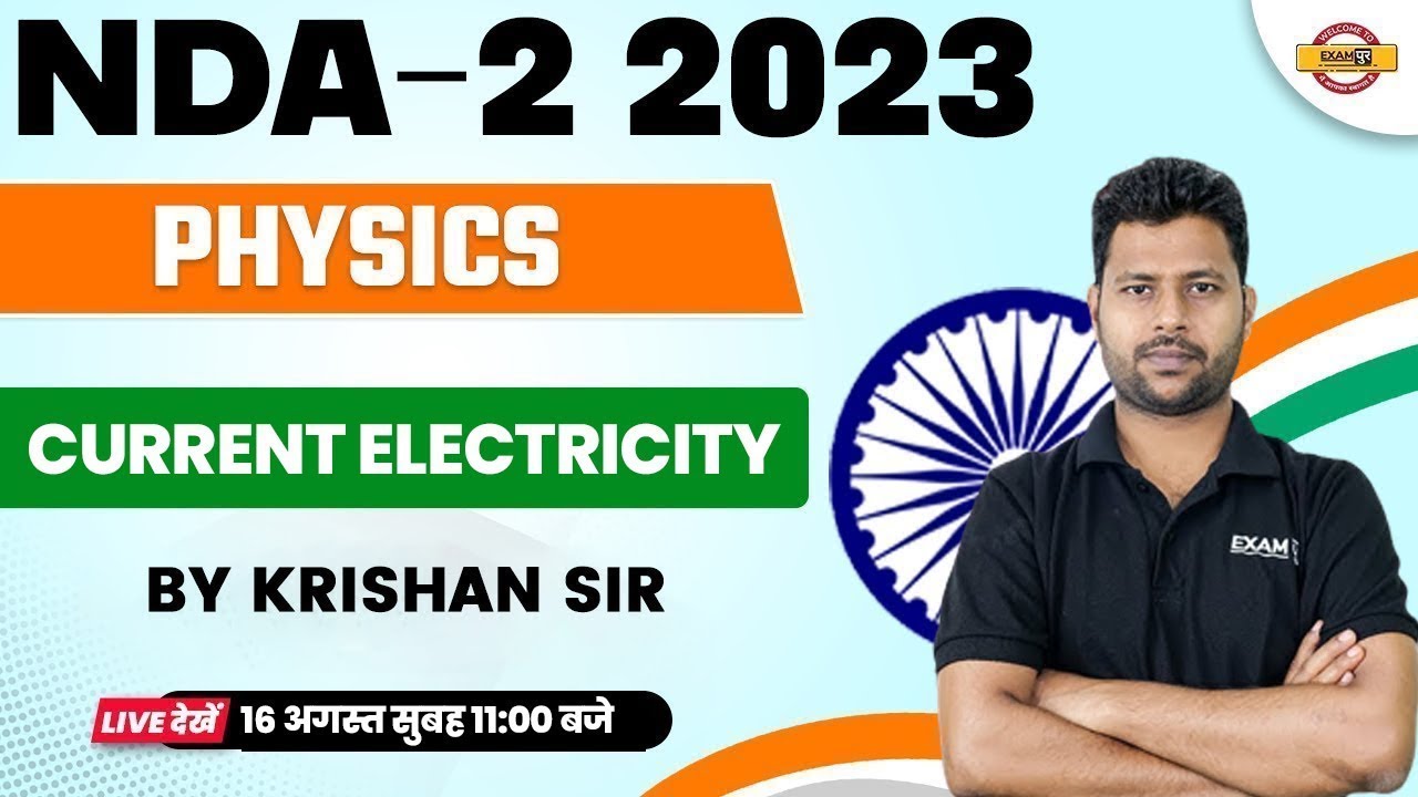 NDA PHYSICS CLASS | Mixed questions | Current Electricity | NDA 2 2023 ...