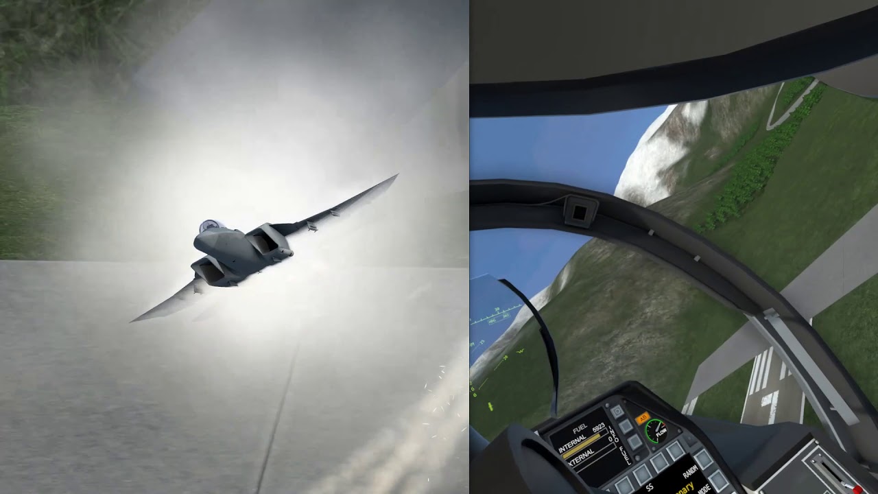 VTOL VR - Inverted Full Speed Tunnel Run - YouTube