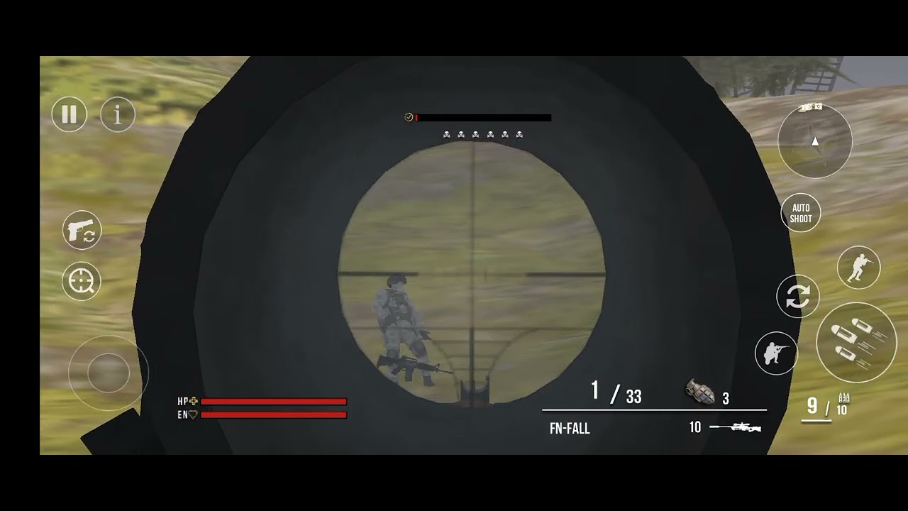 Fps Sniper shooting Level One Uncomplicated - YouTube