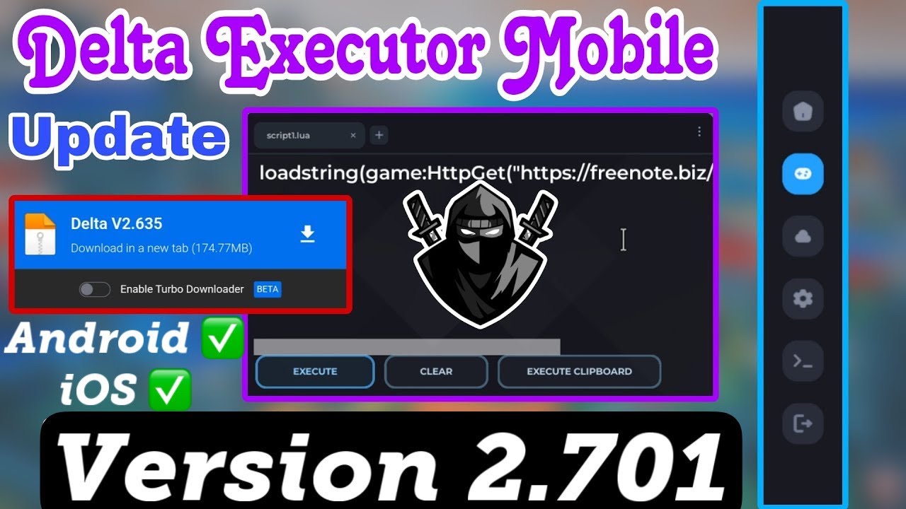 New Delta Executor Mobile *Direct Link* One tap to install for Android ...