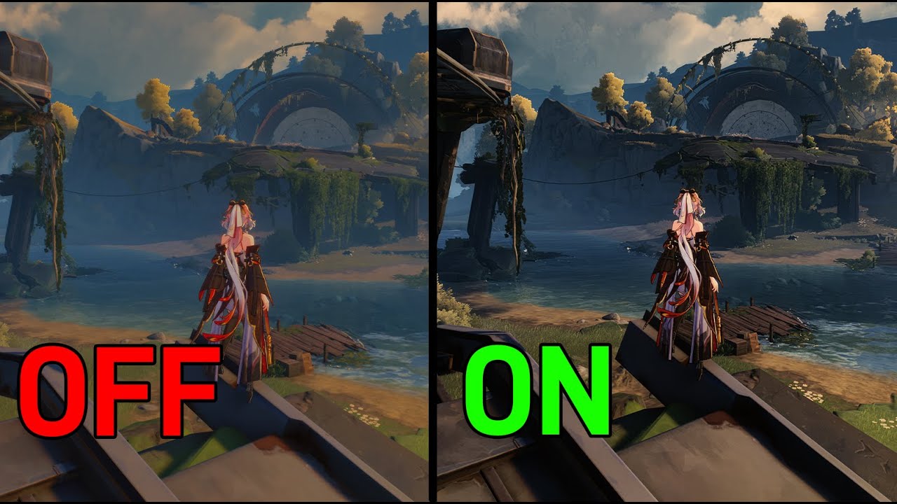 Wuthering Waves 1.2 Graphic NVIDIA Filter OFF vs ON! - YouTube