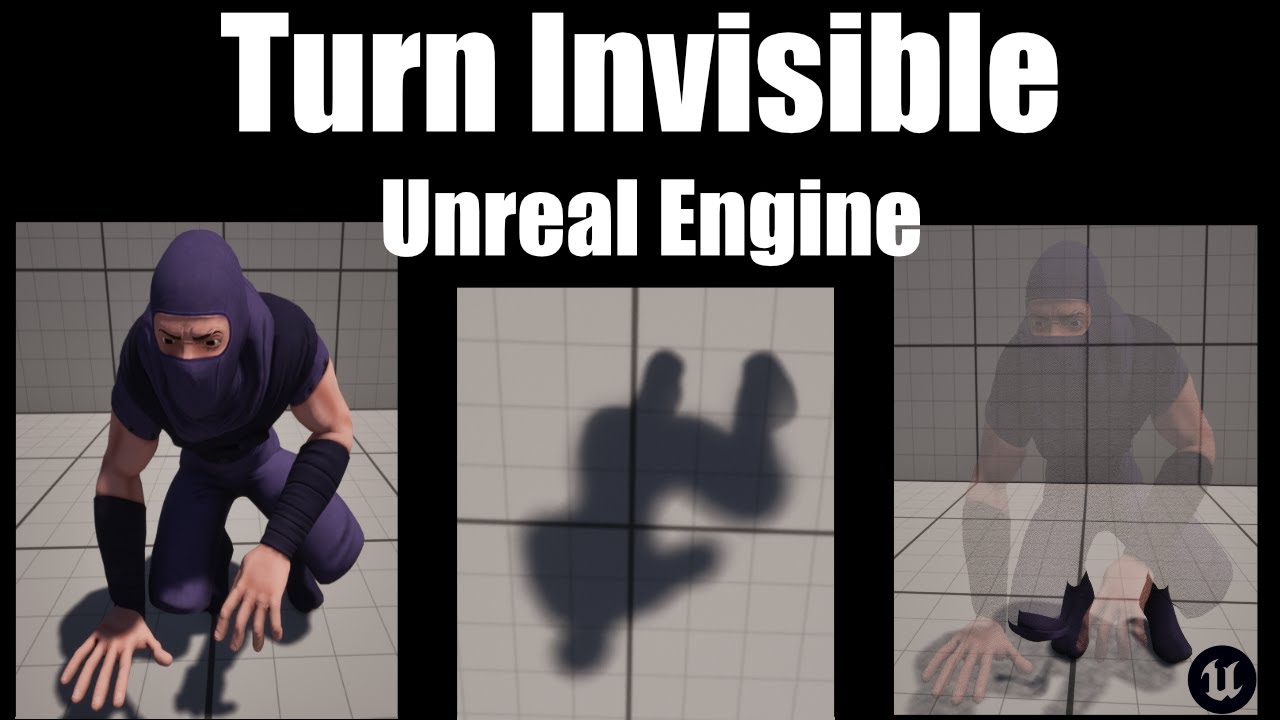 UE5 | Invisible Material: Character Invisibility With Shadow Effect In ...