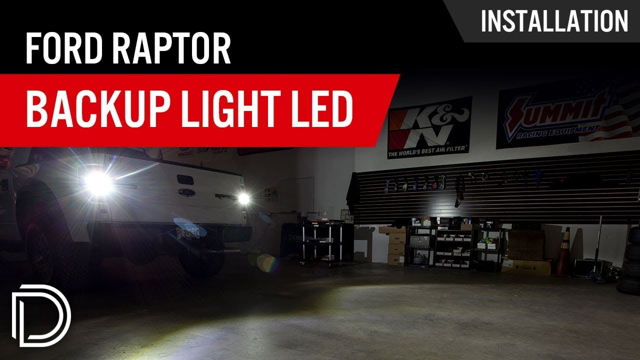 How to Install Ford Raptor Backup Light LEDs - YouTube