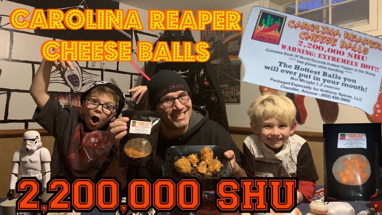 Star Wars edition of the Carolina Reaper Cheese Balls. 2,200,000 Shu ...