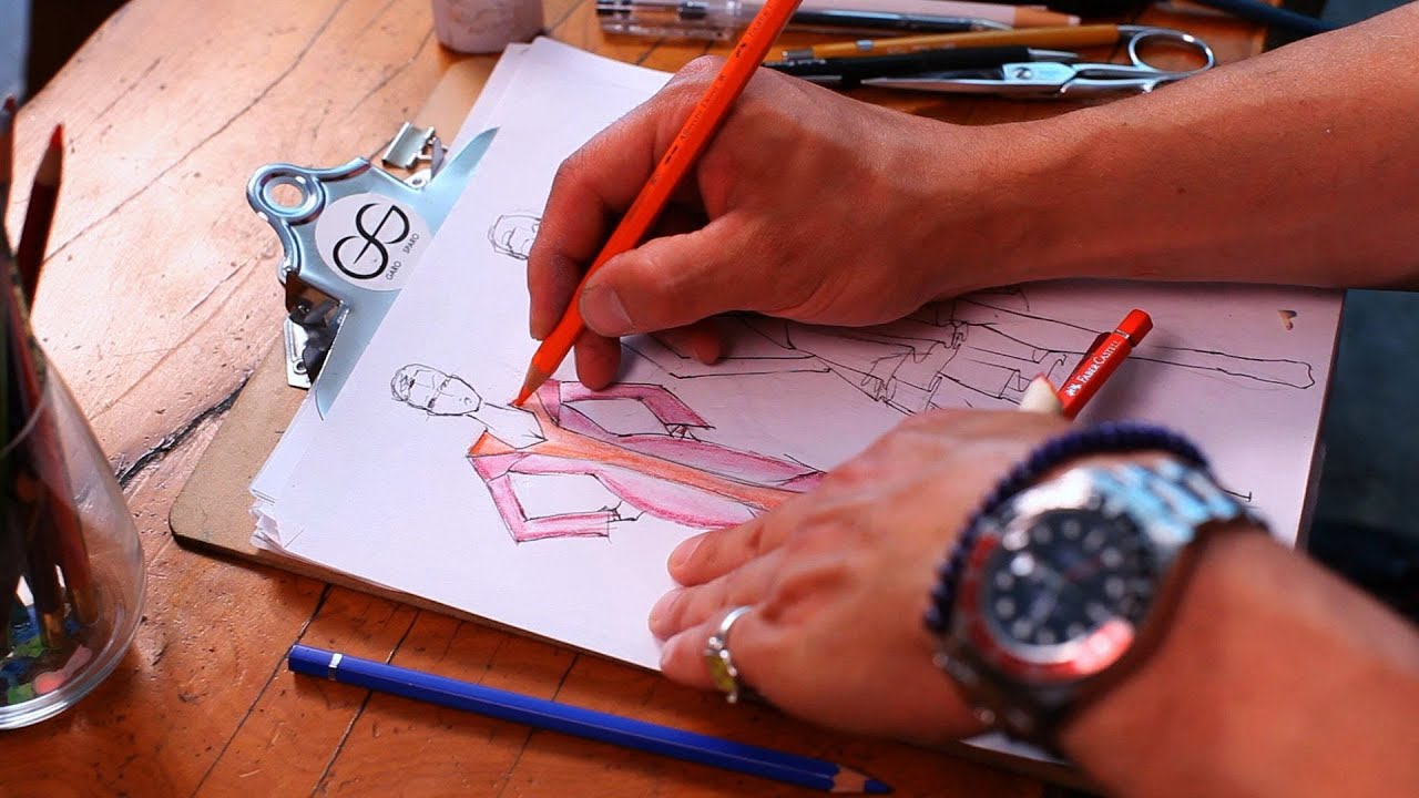 How to Shade Depth | Fashion Sketching - YouTube