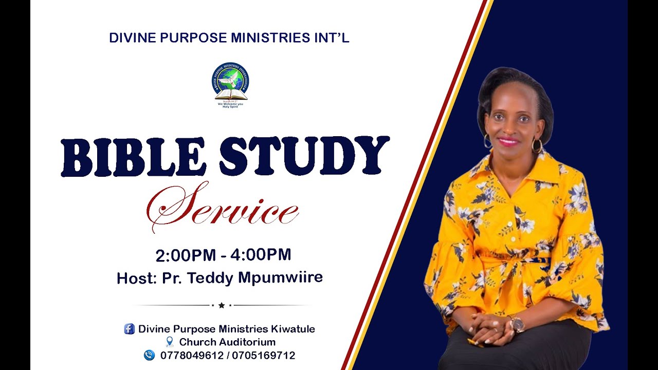 #THURSDAY BIBLE STUDY SERVICE LIVE #divine_purpose_ministries ...
