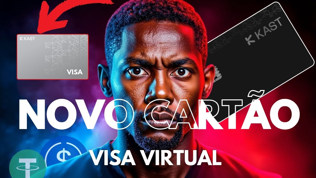 Como Criar Conta na KAST FINANCE e Emitir um Cartão VISA Virtual em ...