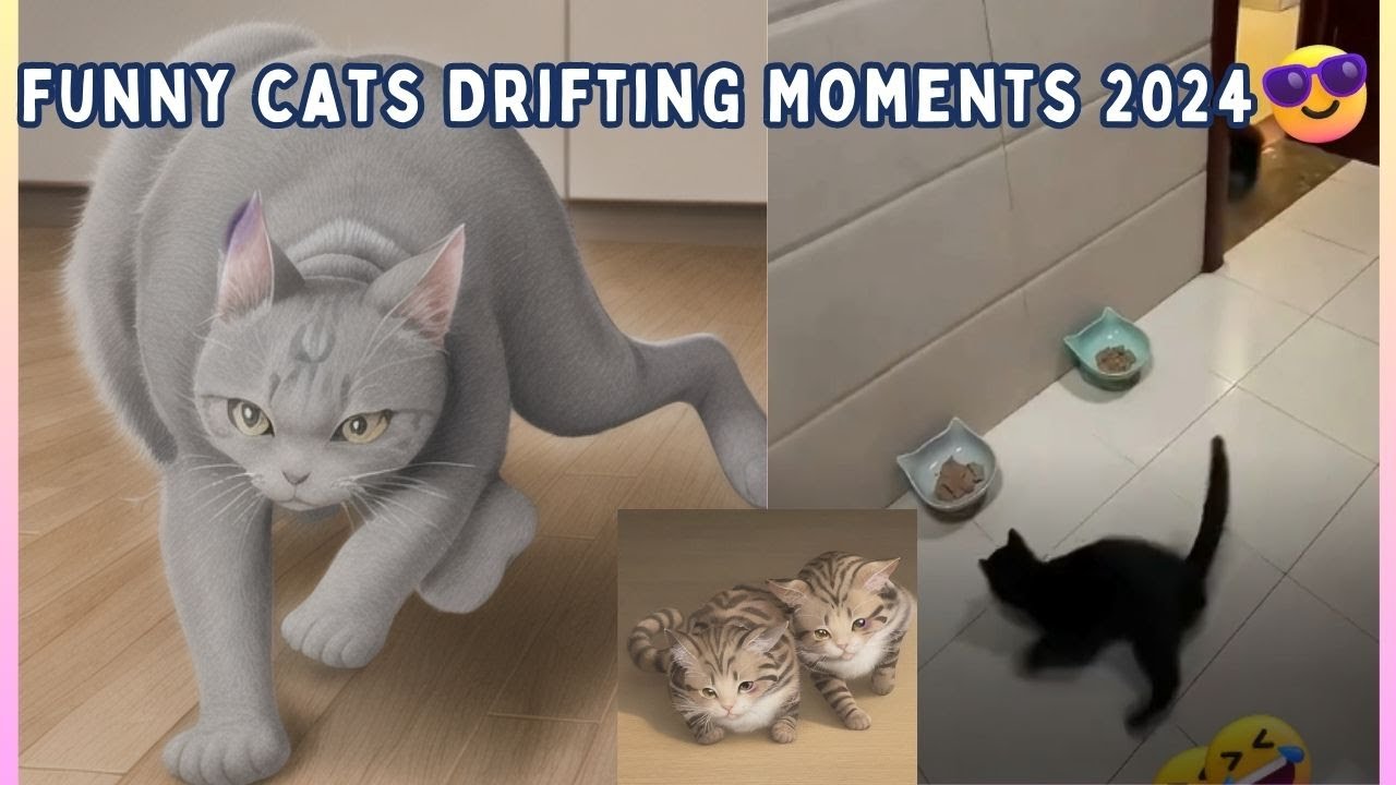 The Most Hilarious Cat Drifting Moments You’ve Ever Seen!#funnycats ...