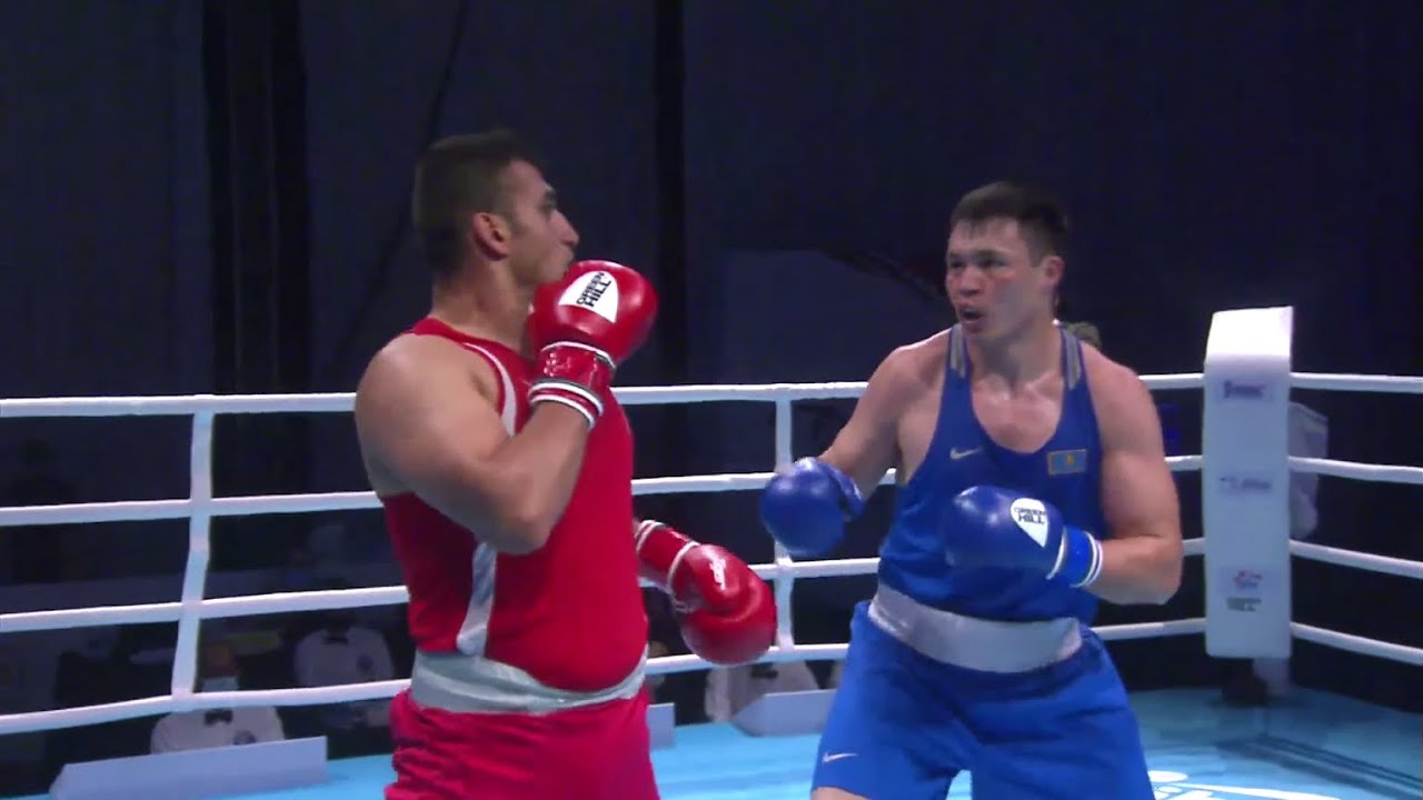 2021 ASBC Day 5 (+91kg) IRI vs KAZ | Asian Elite Men and Women Boxing ...