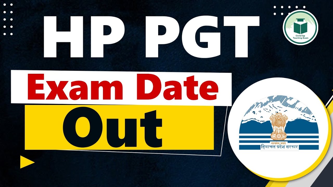HP PGT Exam Date Out - YouTube