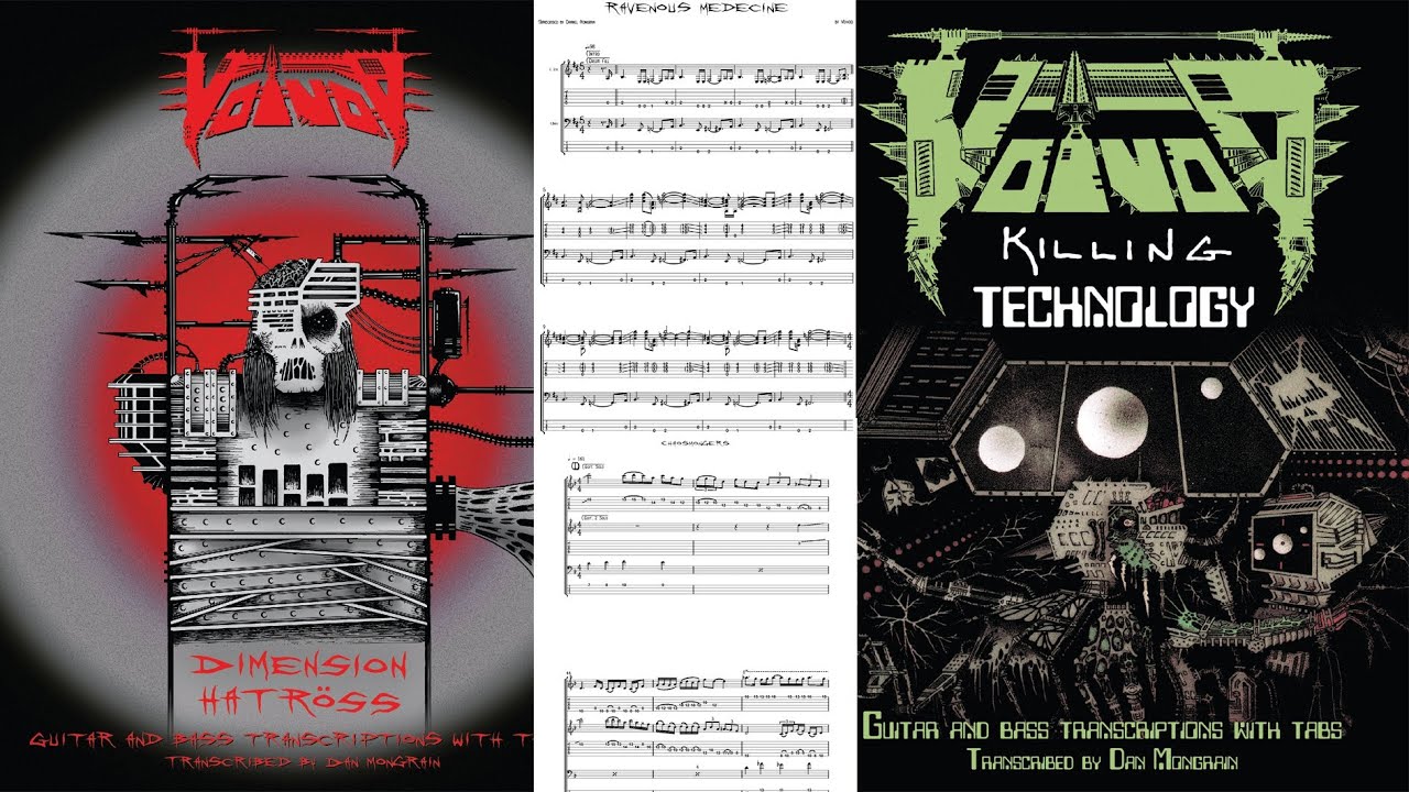 VOIVOD GUITAR/BASS TABS BOOKS! - Killing Technology & Dimension Hatross ...