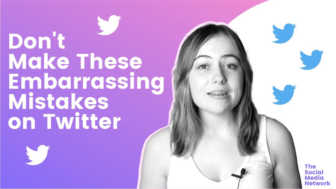 Don't Make These Embarrassing Mistakes On Twitter - YouTube