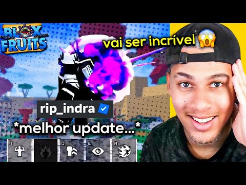 RIP_INDRA FINALMENTE MOSTROU a NOVA ATUALIZAÇÃO do BLOX FRUITS!! (VAI ...