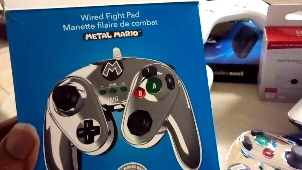 Wired Fight Pad (Metal Mario Controller) - YouTube