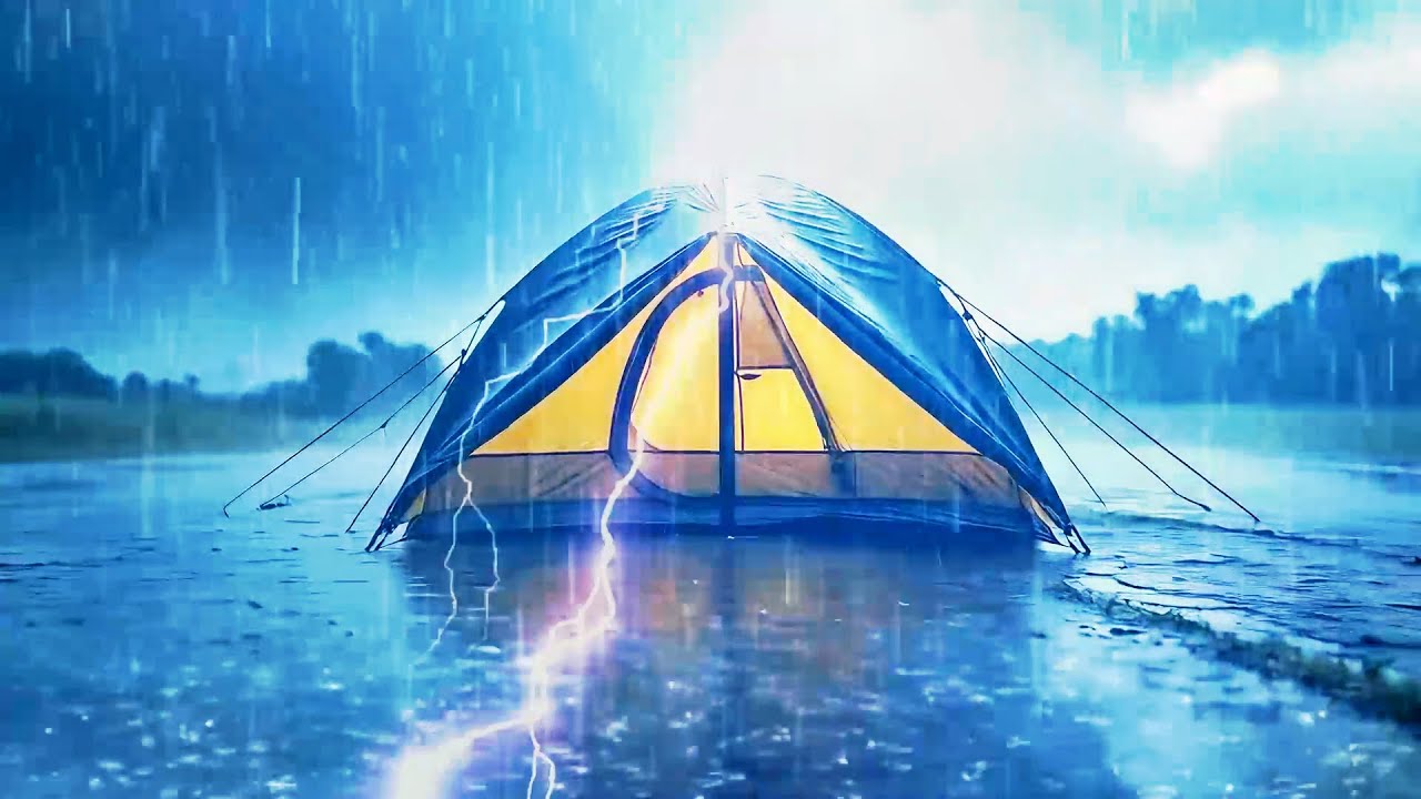 Rain on Tent Sounds for Sleep - Rain sound - Camping in the rain - YouTube