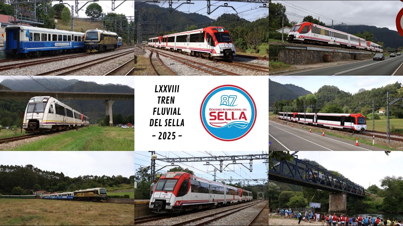 LXXVIII Tren Fluvial del Sella | 87 Descenso Internacional del Sella - YouTube