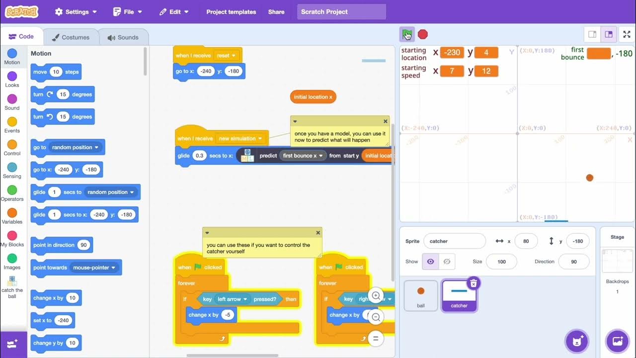 Machine learning in Scratch - demonstrating regression - YouTube