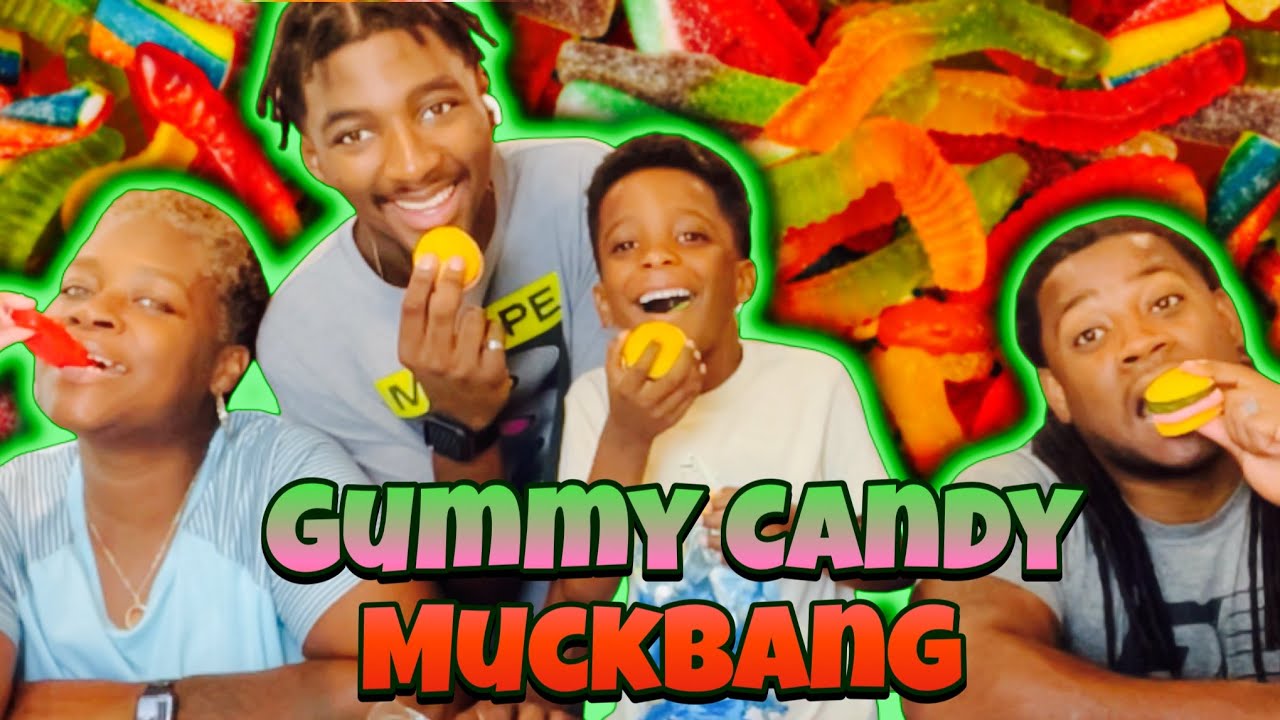 Gummy Candy Muckbang - YouTube