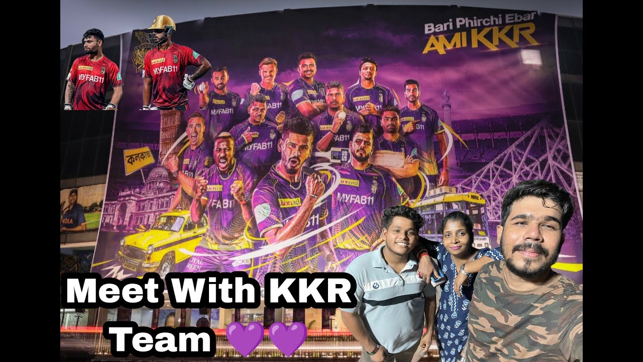 A Day With Kolkata Knight Riders #kkr #srk #kolkataknightriders - YouTube