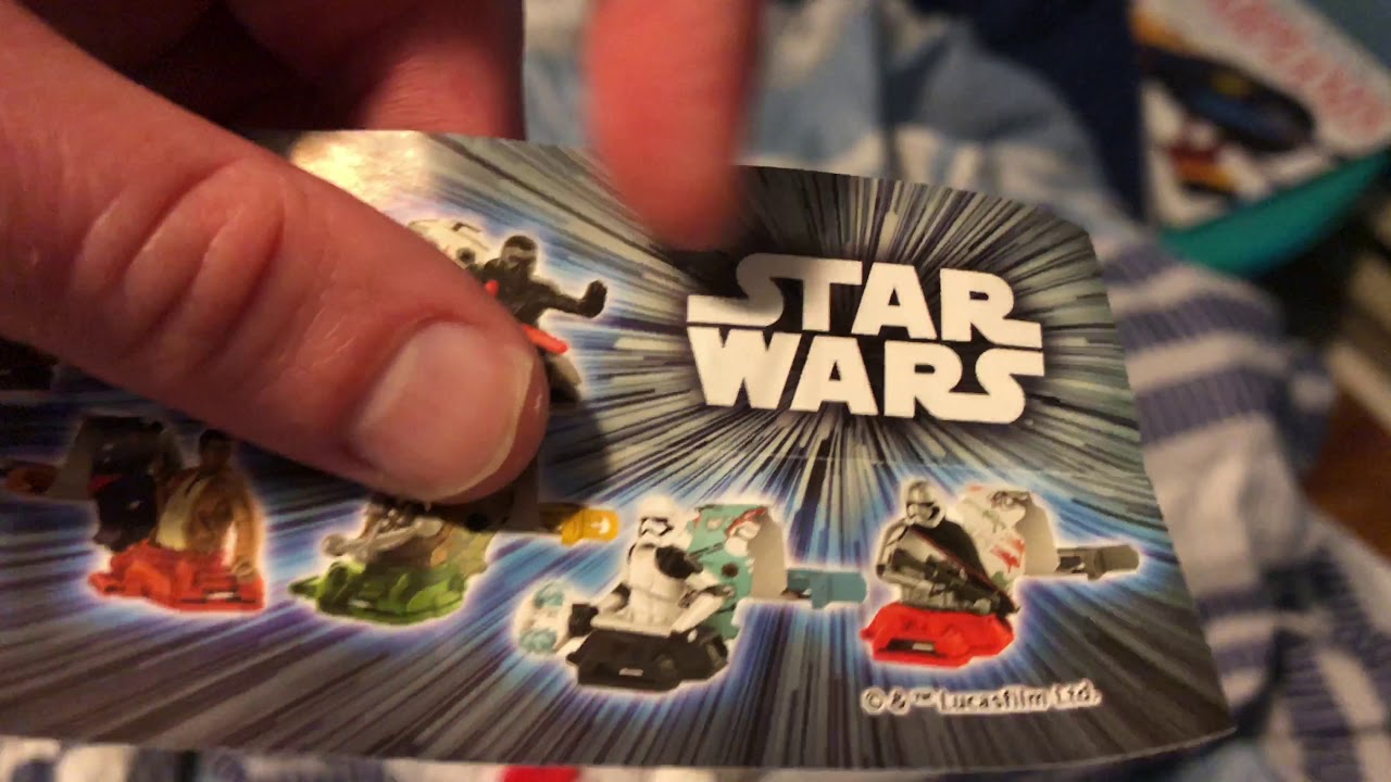 Star Wars Kinder Surprise Captain Plasma December 29th 2019 - YouTube