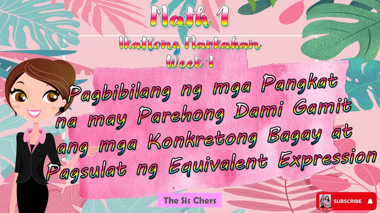 GRADE 1 MATHEMATICS - QUARTER 3 - WEEK 1 // #ikatlongmarkahan #linggo1 ...