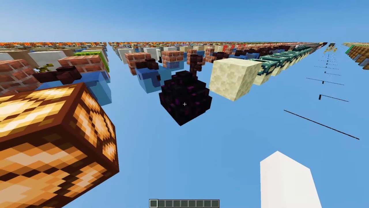 if I hit an egg in the debug world, where will it tp? - YouTube