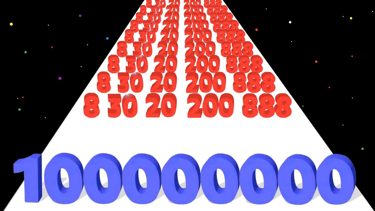 Number Merge Number Master 3D Run - All Level Satisfying Mobile ...