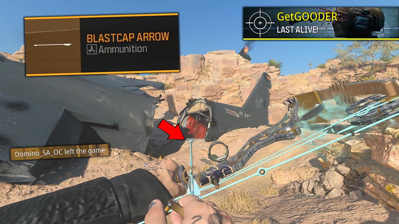 The EXPLOSIVE ARROW COMPOUND BOW had old enemies RAGE QUITTING all over ...