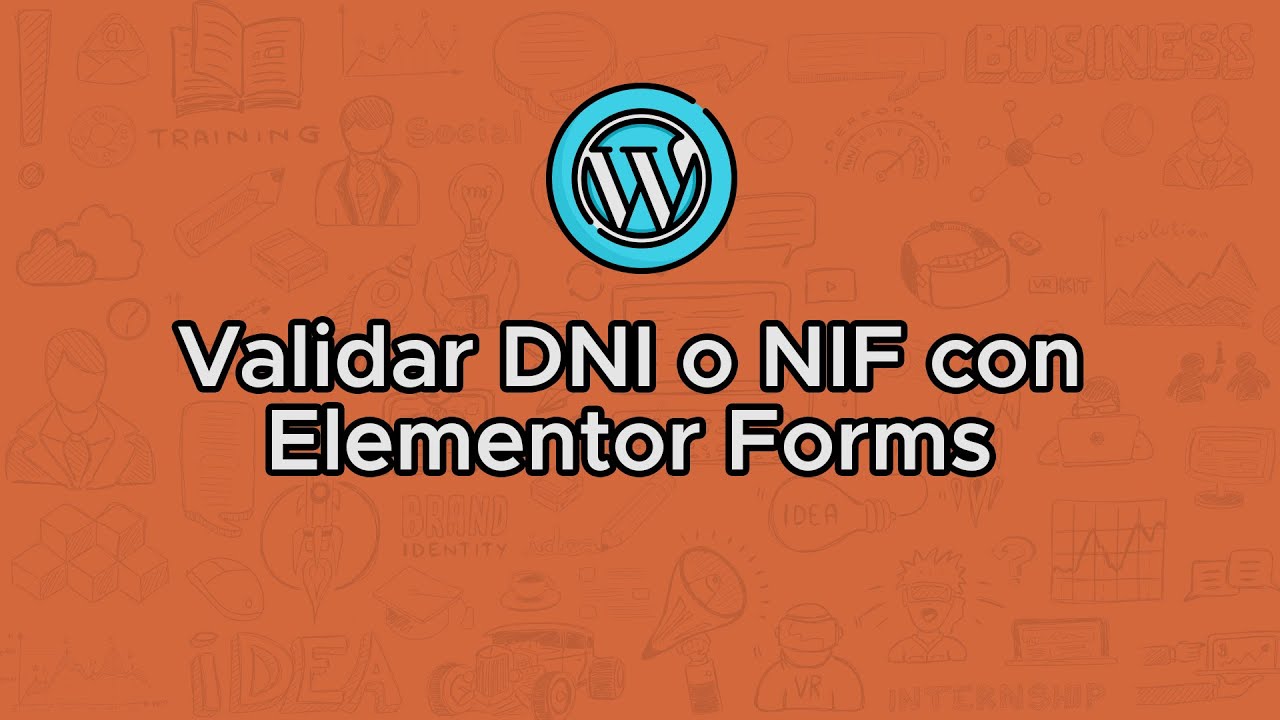 Como validar DNI o CIF (España) con Elementor Forms - YouTube