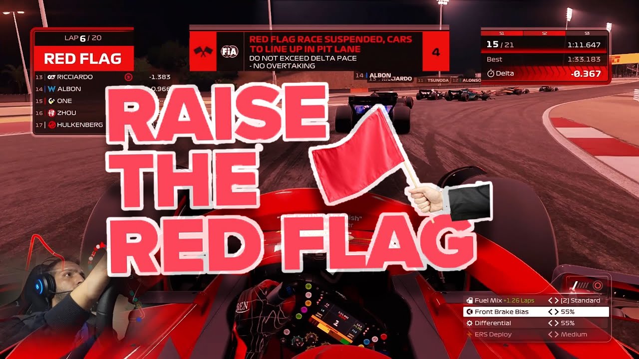 F1 23 Road To Glory Career Mode / 🚩RED FLAG ON DEBUT S1 R1 Bahrain GP ...