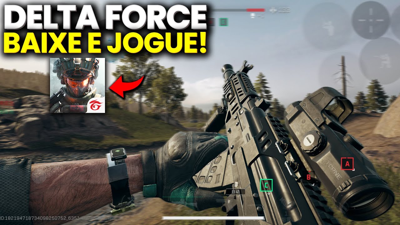 SAIU O DELTA FORCE MOBILE *VERSÃO GARENA* EM PORTUGUÊS - COMO BAIXAR E JOGAR - YouTube