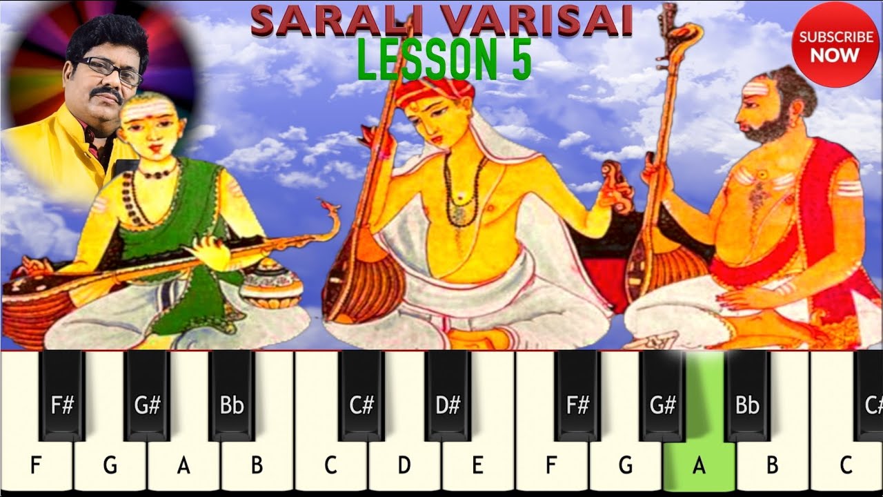 Online carnatic music classes free Sarali Swaram sarali varisai Lesson ...