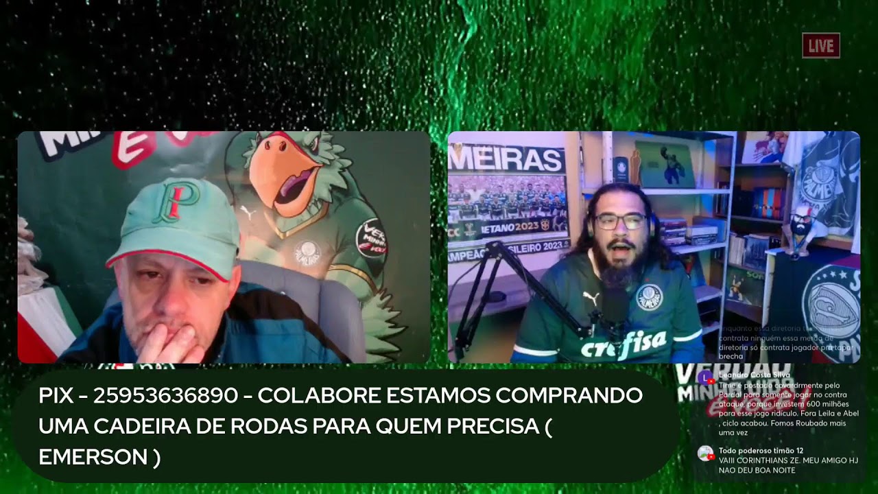 🔥LIVE - PÓS JOGO PALMEIRAS 0X1 CORINTHIANS: 🚨TIME CAGALHÃO, POSTURA DE ...