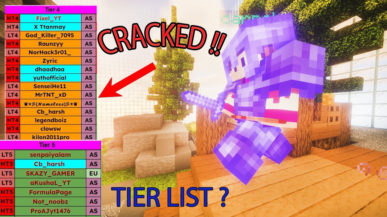 The Official Cracked Tier-List For Cracked & Premium Players - YouTube