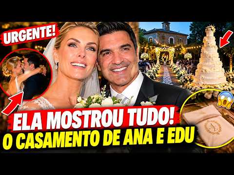 SAIU AGORA ! ANA HICKMANN REVELA FOTOS INÉDITAS DO CASAMENTO COM EDU GUEDES E UM DETALHE SURPREENDE!