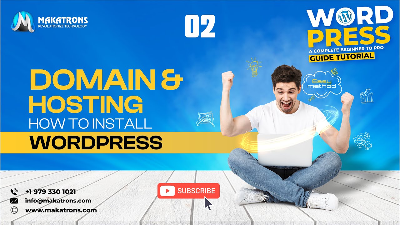 How to Install WordPress I Domain and Hosting Complete Process Easy ...