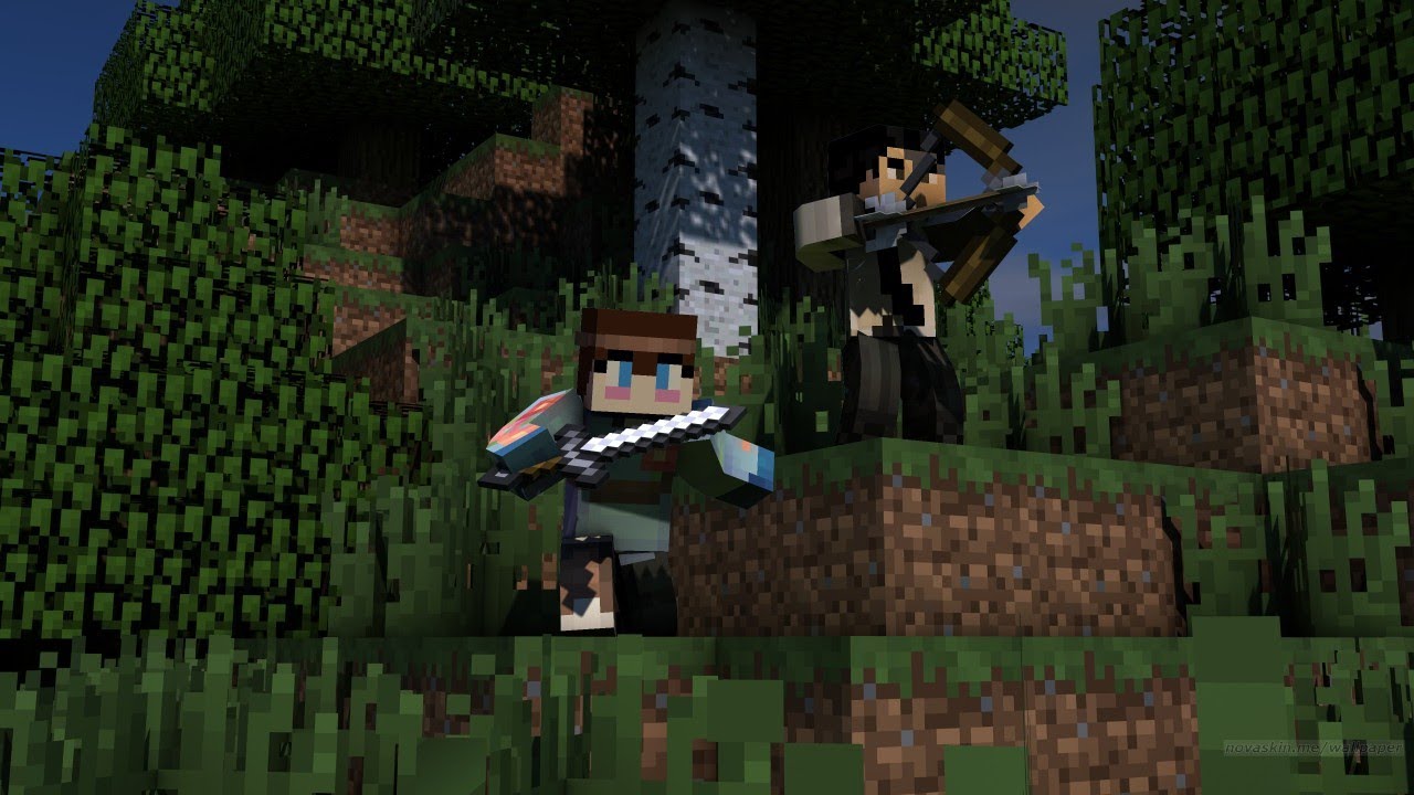 Chan and Wolf play Minecraft #4||Peridot voice and KKK skin - YouTube