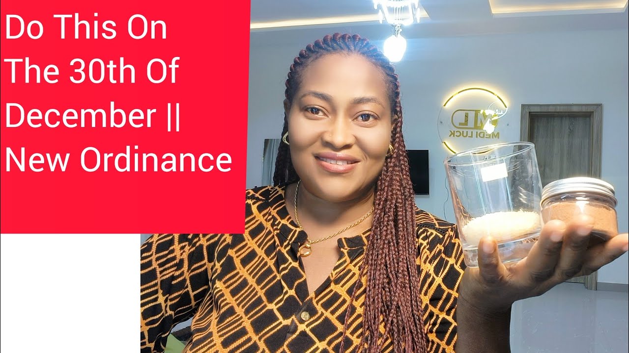 New Blessings For 2024, Do This On 30th December - YouTube