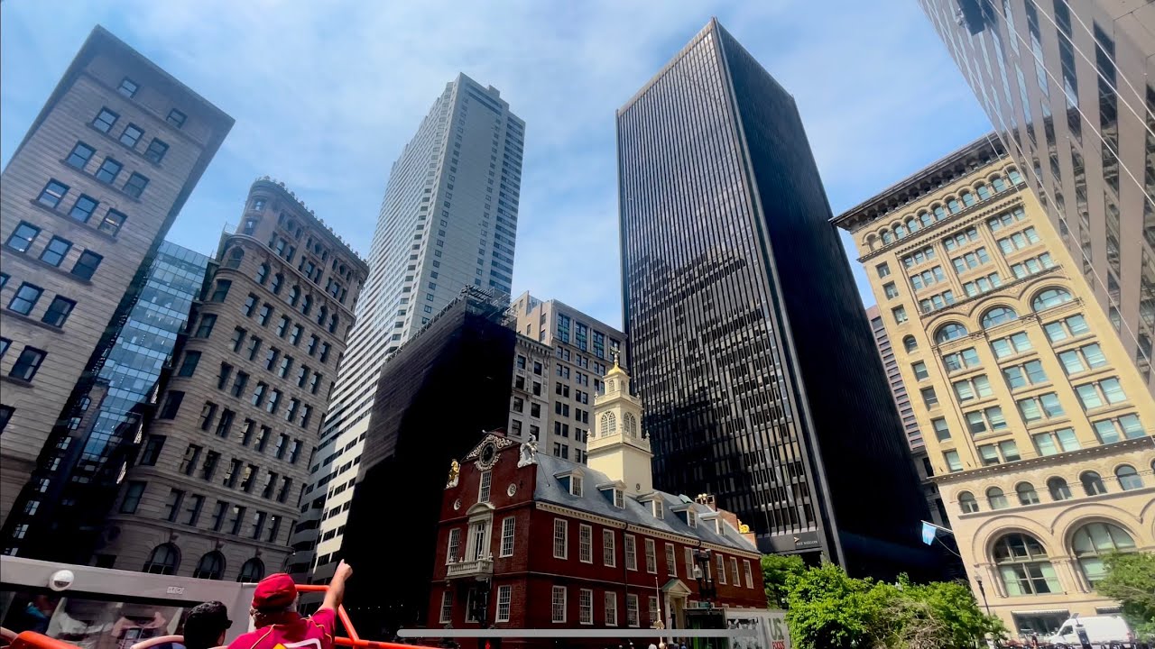 Visit BOSTON, Downtown Boston Big Bus Tour USA Vlog - YouTube