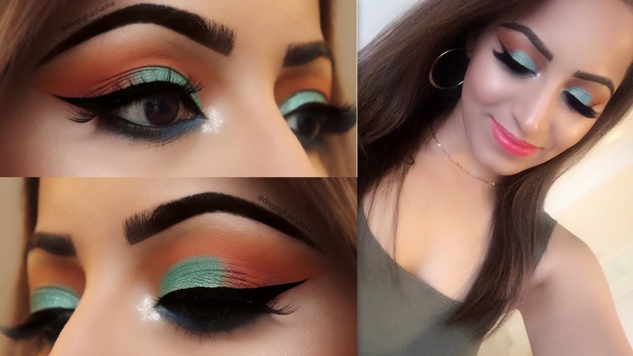 Indian Flag Inspired Tri-Color Makeup Tutorial |#BBTribute70YOI ...