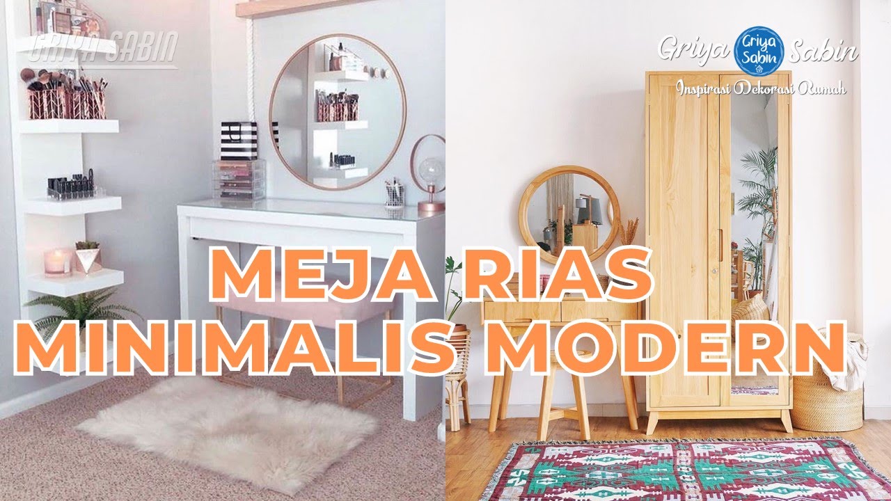 100 Desain Meja Rias Minimalis Modern Sederhana, meja rias minimalis ...