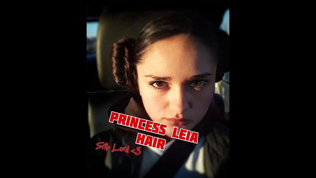 Princess Leia Hair Tutorial - Star Wars - YouTube