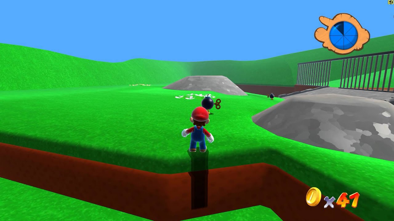 Super Mario 64 HD Unity Engine - 1440p - 60FPS - YouTube