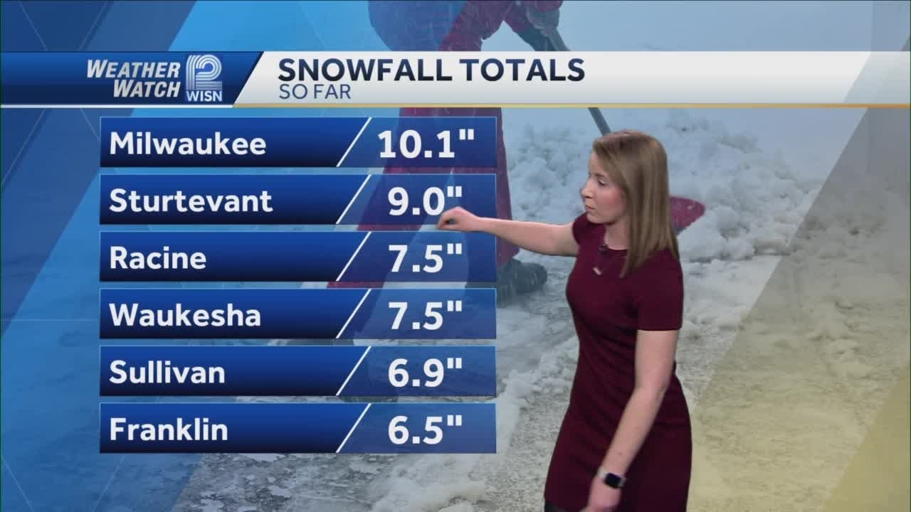 Snow continues Friday morning, what's next - YouTube