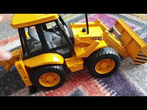 Bruder oyuncak  JCB 4CX kepçe videosu